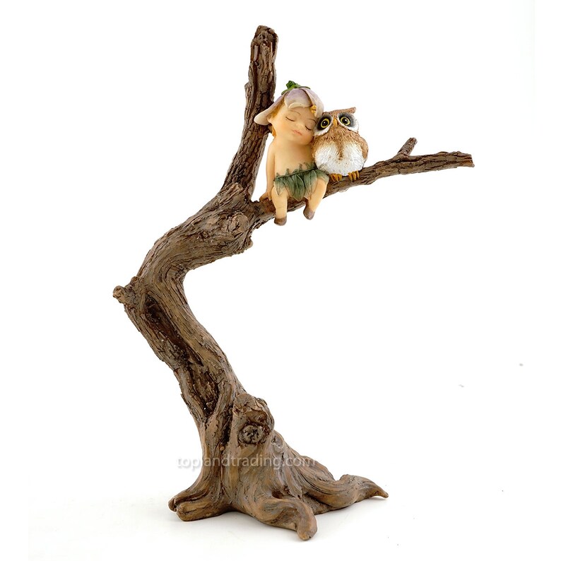 Garden Sprite With Owl - Etsy