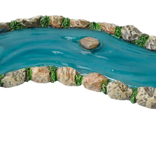 Curved River Fairy Garden River Mini River Miniature River - Etsy