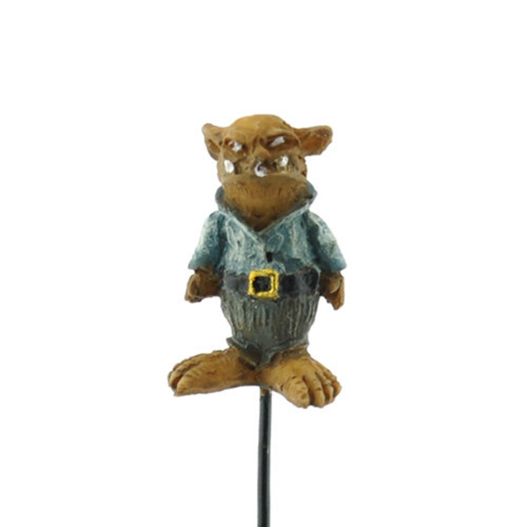 Micro Mini Bob the Grumpy Troll, Fairy Garden Troll, Miniature Troll - Etsy