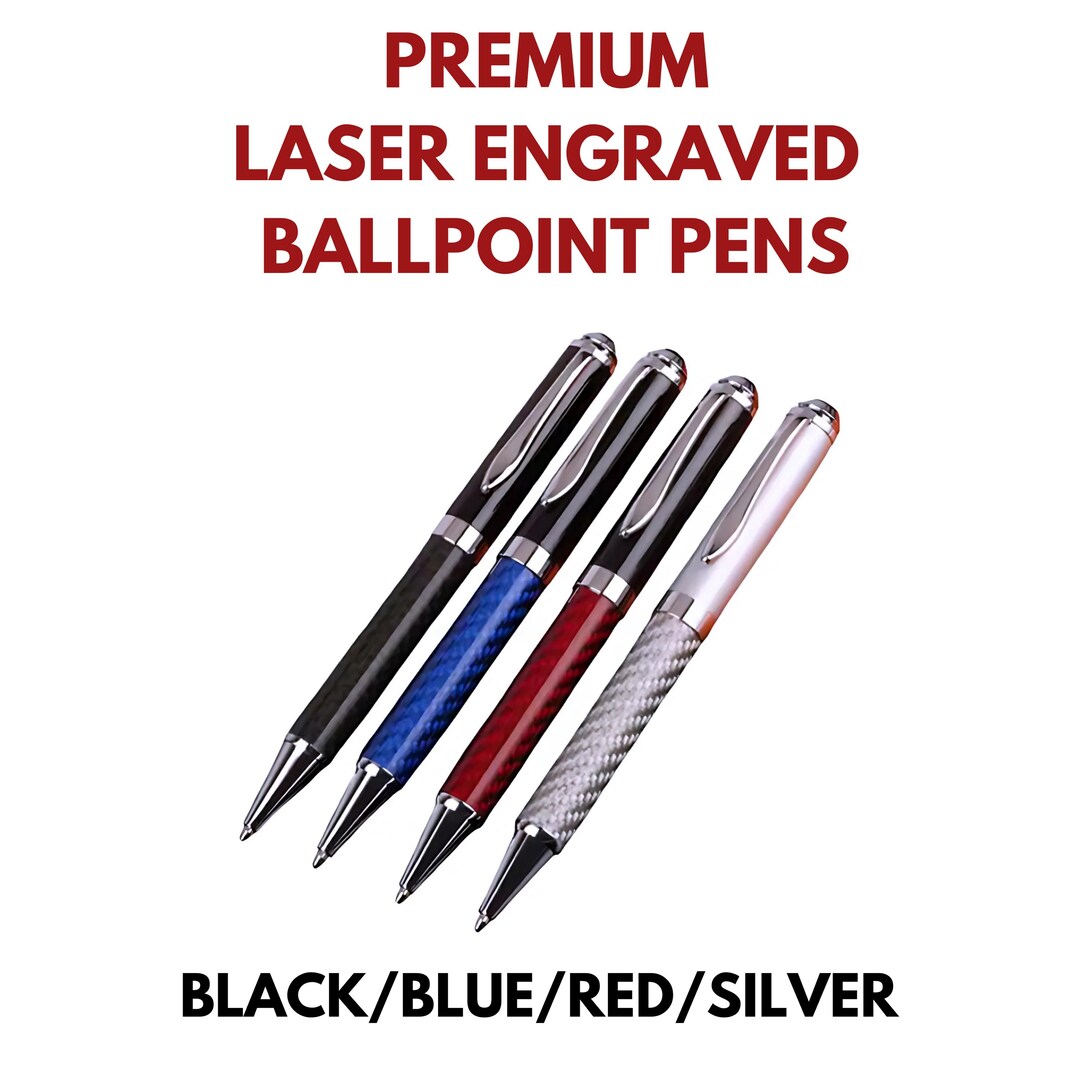 Custom Carbon Fiber Roller Ballpoint Pen: Personalized Corporate Gift ...