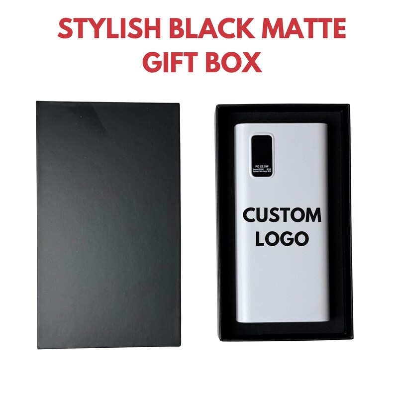 Custom Engraved Power Bank: 20,000 Mah Fast Charging Corporate Gift ...