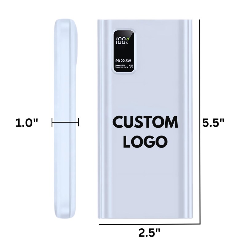 Custom Engraved Power Bank: 20,000 Mah Fast Charging Corporate Gift ...