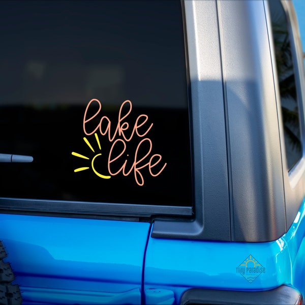 Lake Life Decal - Etsy