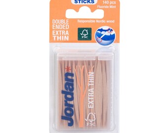 Minneapolis Mall Jordan Extra Thin Mint Wooden Dental Sticks 140 pcs ...