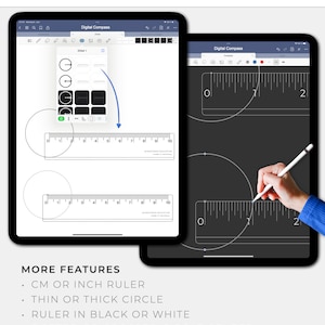Compass for Goodnotes | Digital Tool | Add-on | Pixel Perfect ...
