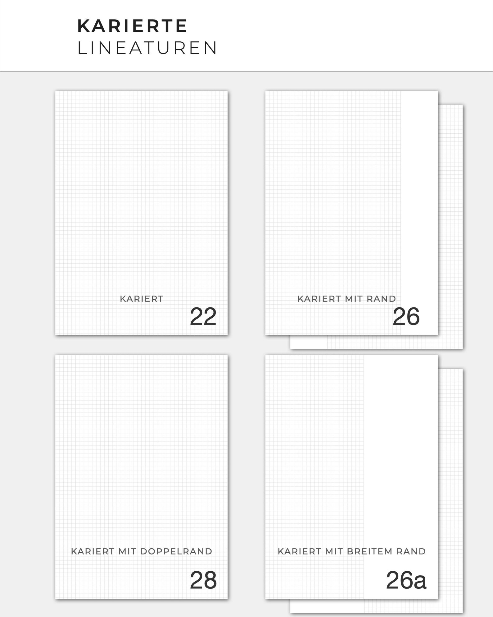 DIN A4 SCHULHEFT Lineaturen kariert liniert rautiert PDF - Etsy.de