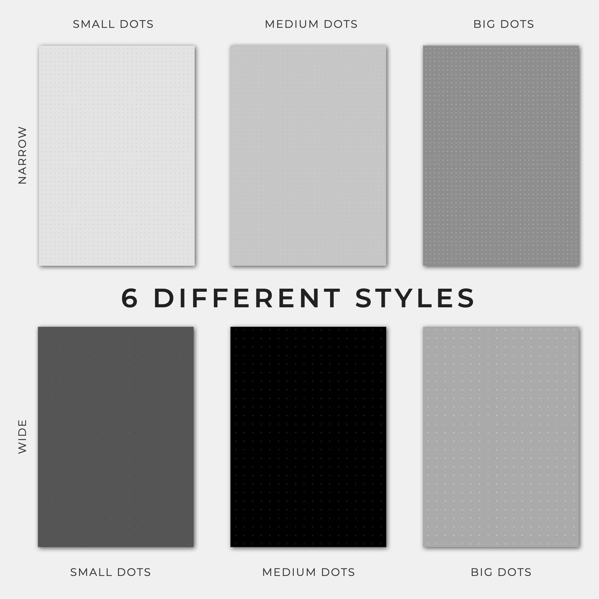 Goodnotes Templates US Letter Paper Dotted Dots MAGIC - Etsy