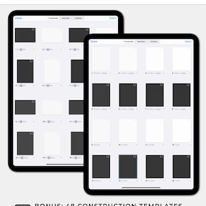 Rulers for Goodnotes Digital Tool Add-on Pixel Perfect Constructing and ...
