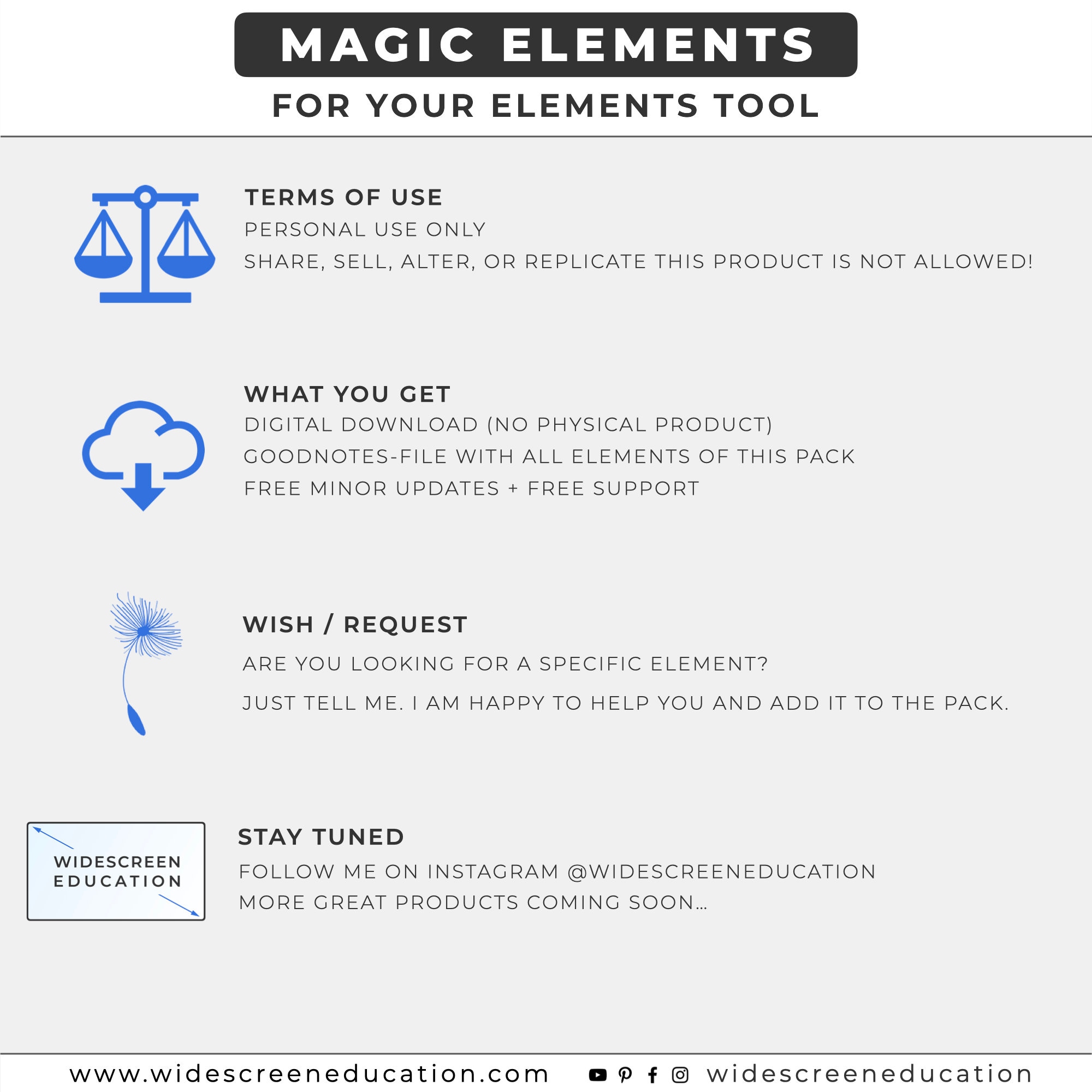 Goodnotes Digital Stickers: MAGIC NUMBERS Color Editable | Etsy