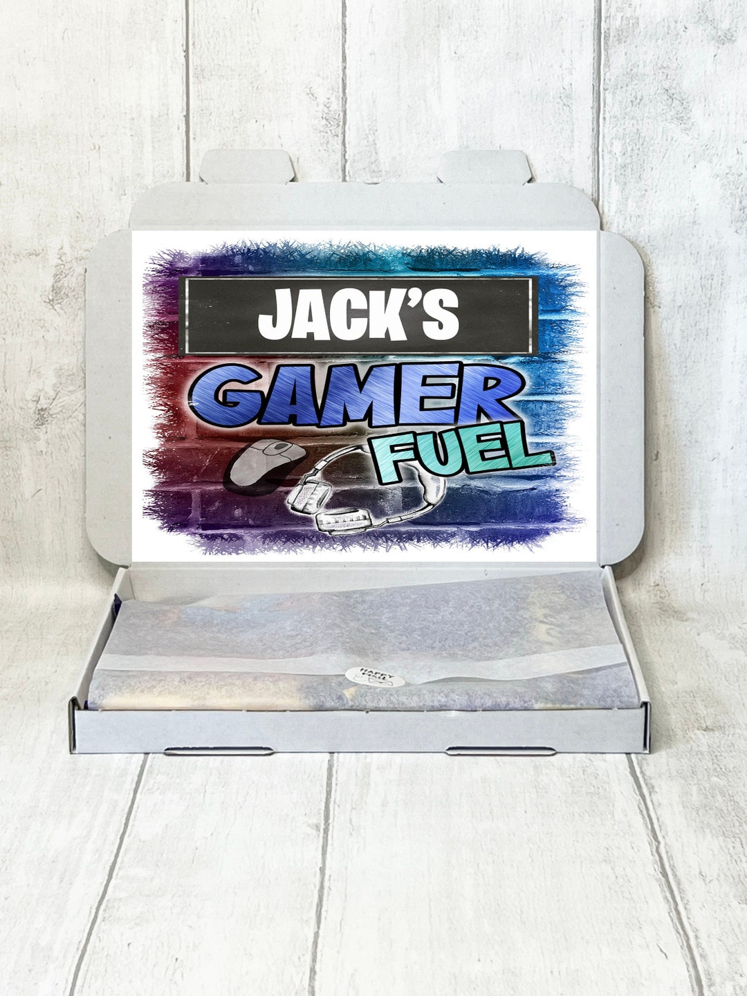 Personalised Gaming Snacks, Chocolate Box, Gamer Fuel, Chocolate Hamper ...