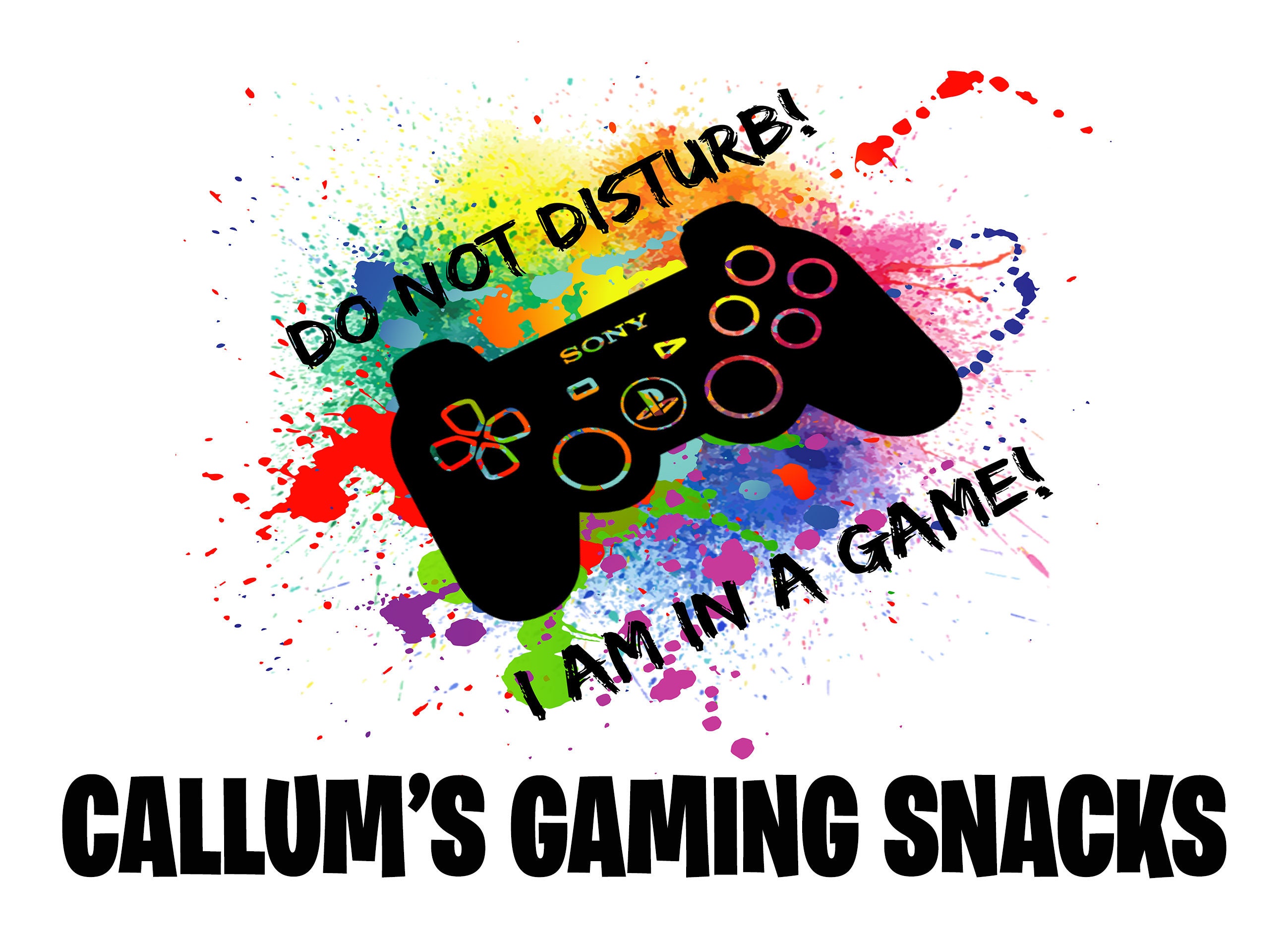 Personalised Gaming Snacks, Chocolate Box, Playstation, Chocolate ...