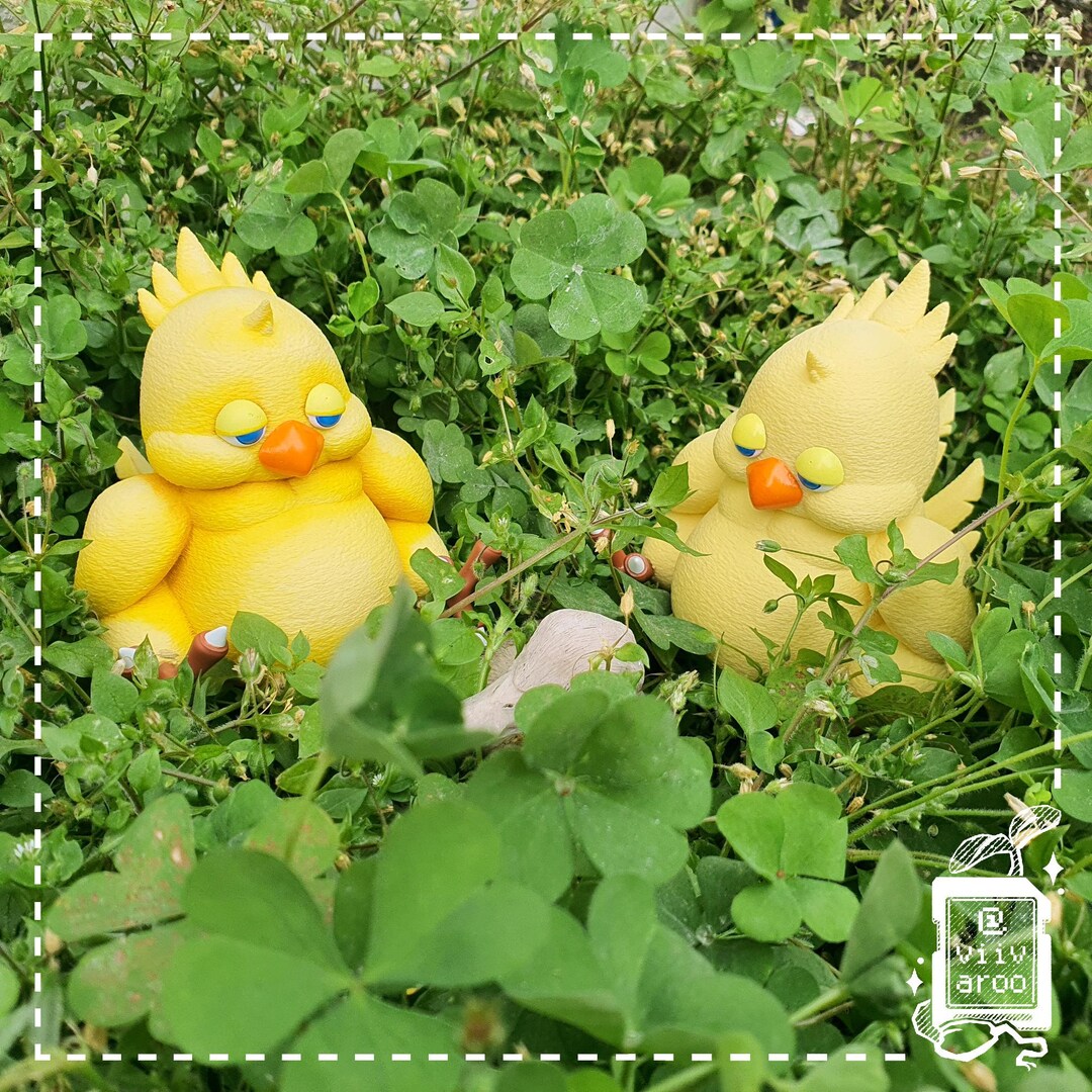 Fat Chocobo Figurine FF7/8 3D Printed Hand Painted 9cm Tall - Etsy