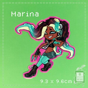 Splatoon Idol Stickers Mix and Match Squid Sisters off the Hook Deep Cut - Etsy