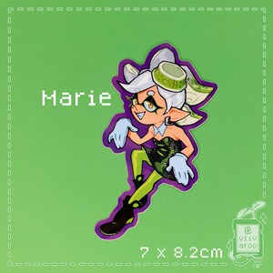 Splatoon Idol Stickers! Mix and Match! - Squid Sisters - off the Hook - Deep Cut - Waterproof ...