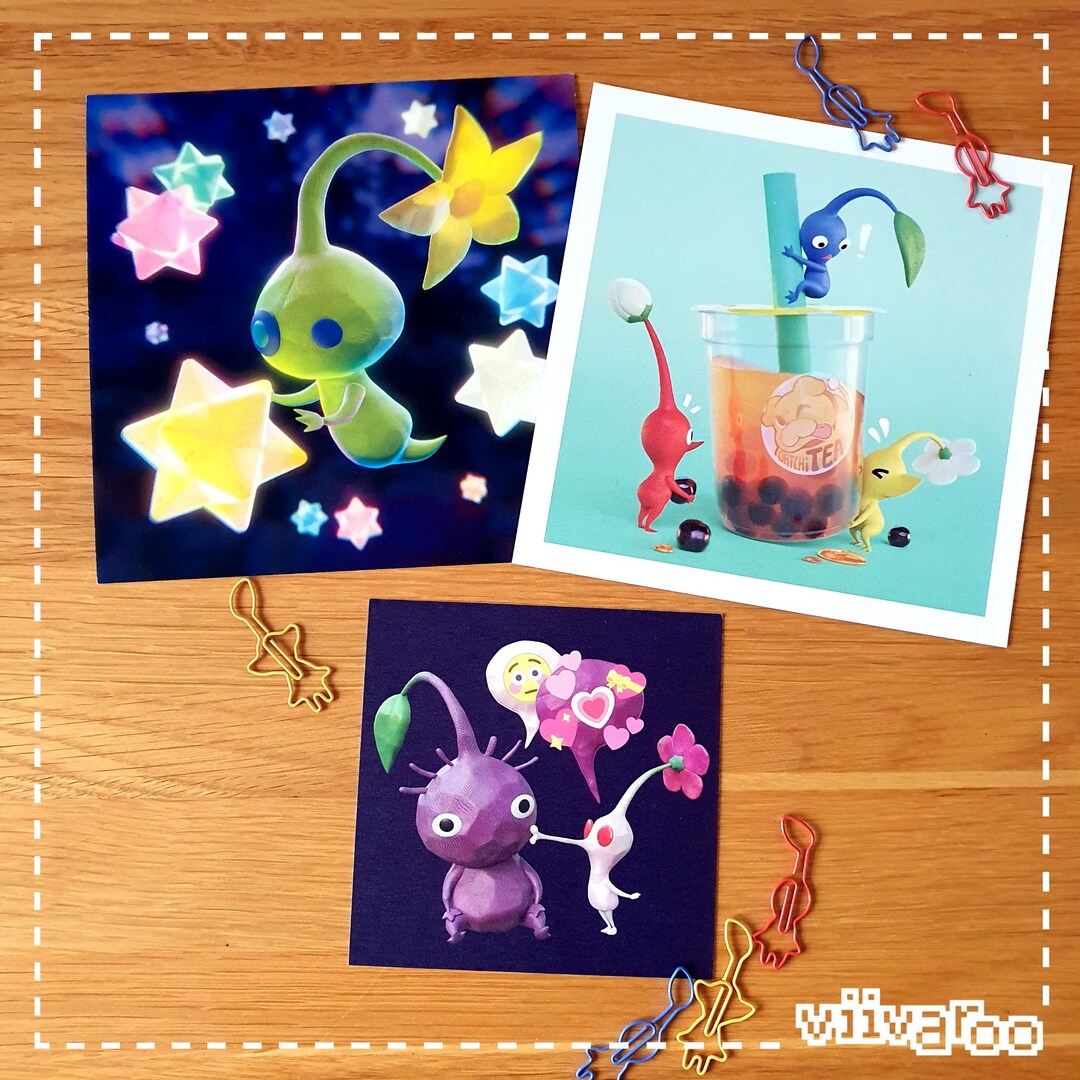 Pikmin Art Prints - Recycled Paper - Etsy
