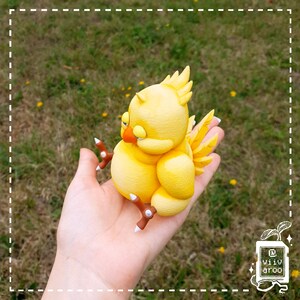 Fat Chocobo Figurine FF7/8 3D Printed Hand Painted 9cm Tall - Etsy