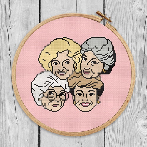 Golden Girls Cross Stitch Pattern - Etsy