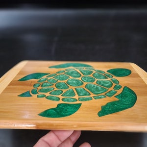 Turtle Cutting/serving Board.cnc Cut and Epoxy-resin Filled - Etsy