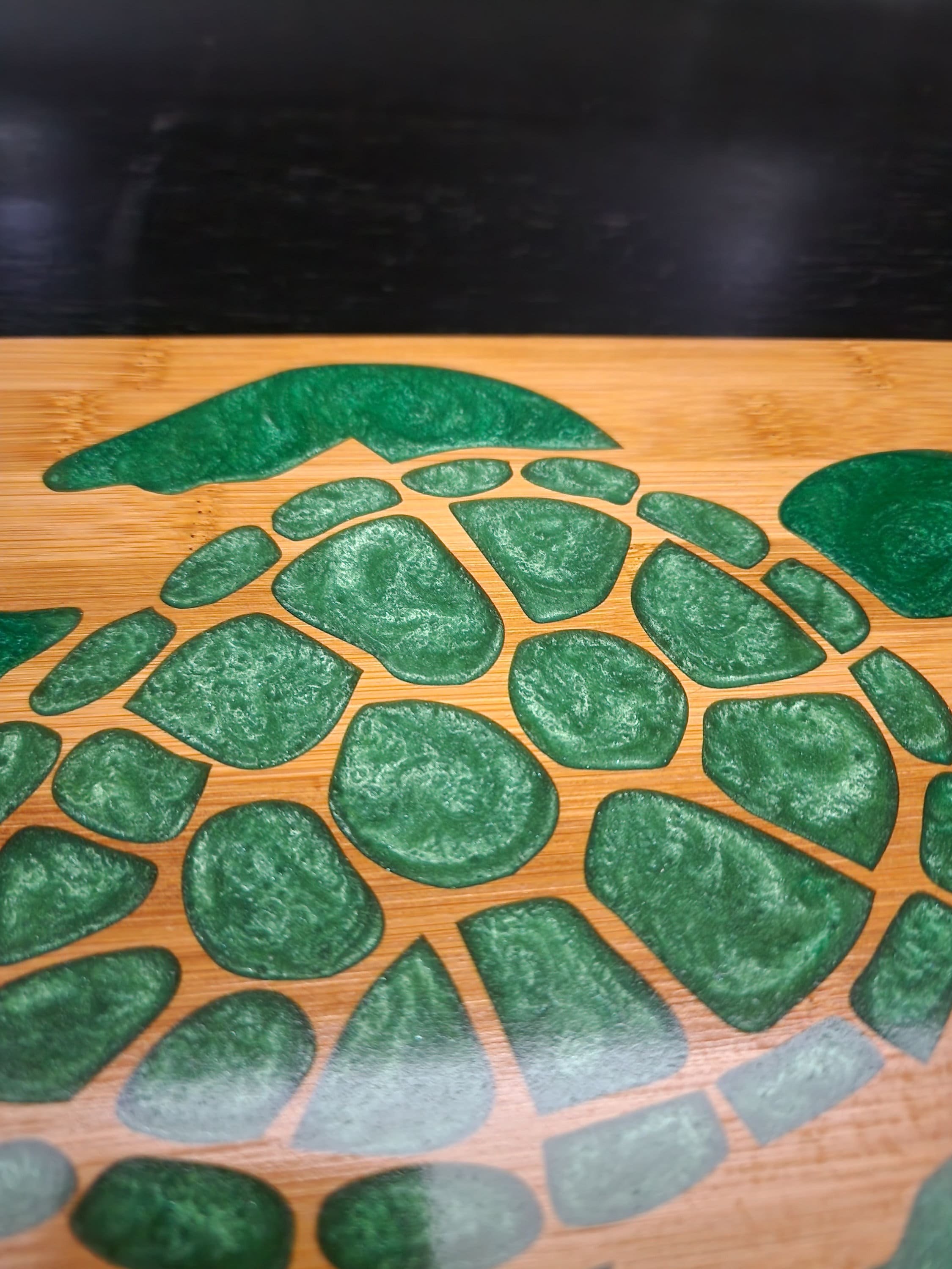 Turtle Cutting/serving Board.cnc Cut and Epoxy-resin Filled - Etsy