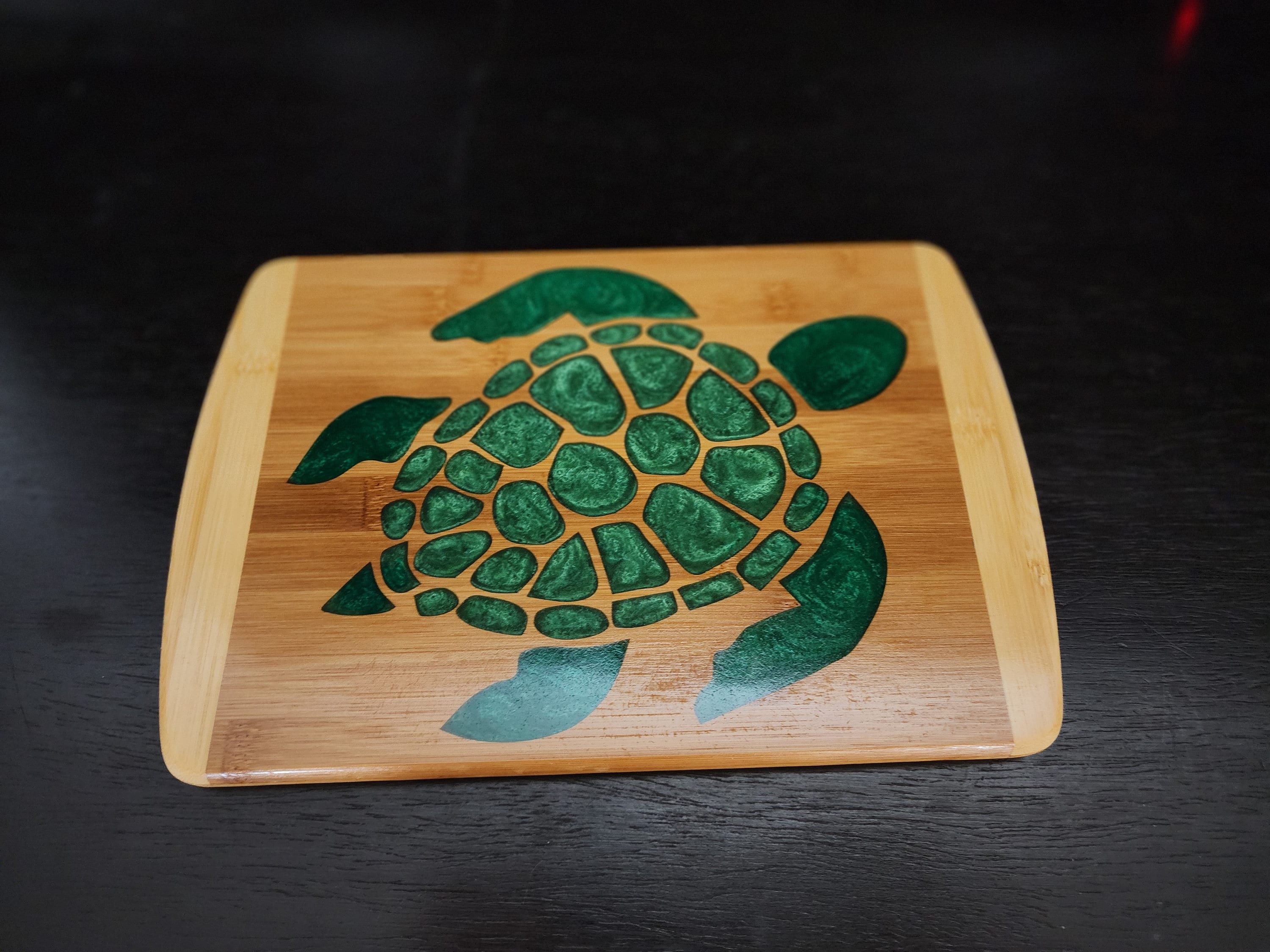 Turtle Cutting/serving Board.cnc Cut and Epoxy-resin Filled - Etsy