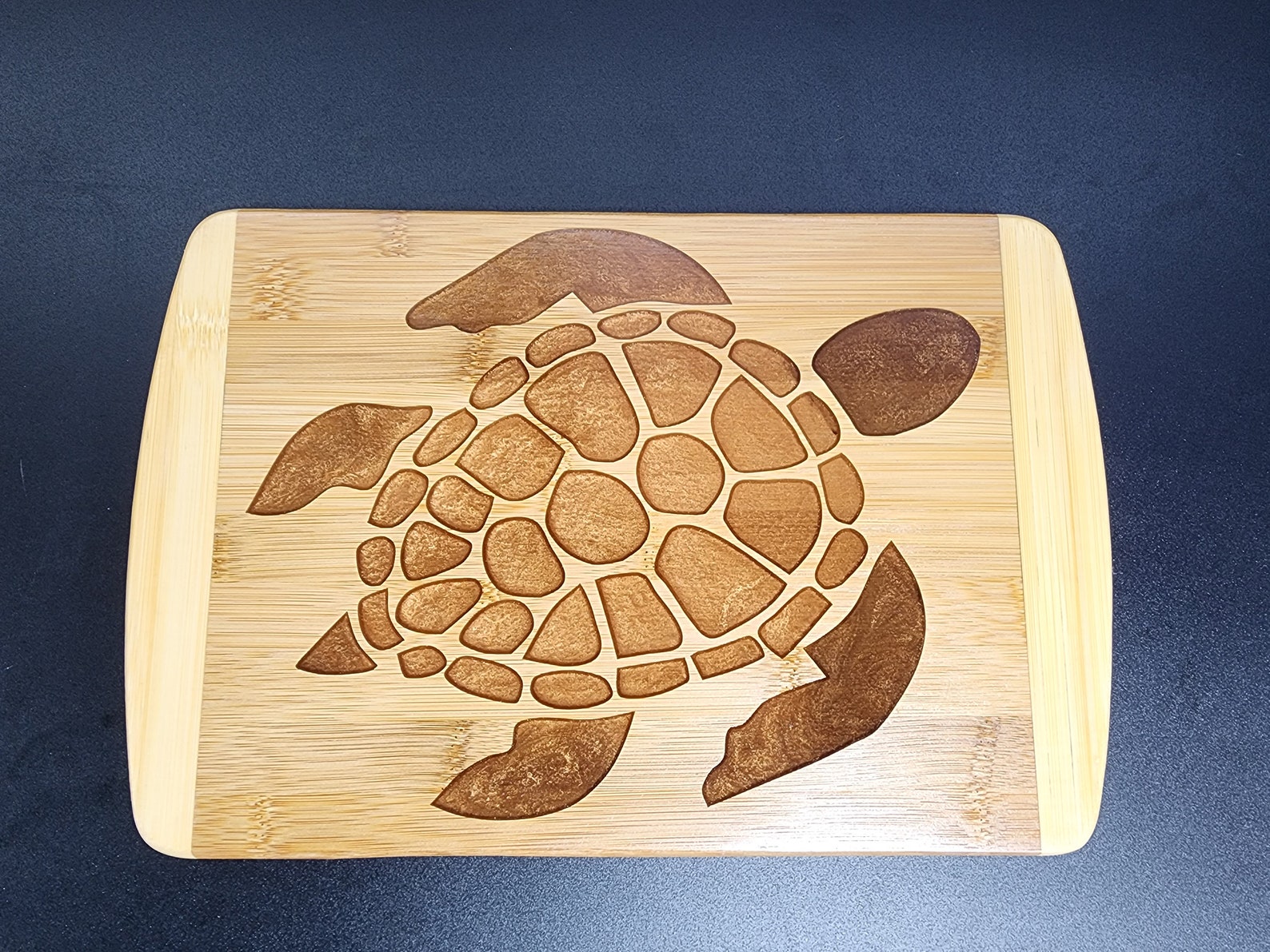 Turtle Cutting/serving Board.cnc Cut and Epoxy-resin Filled..set up to ...