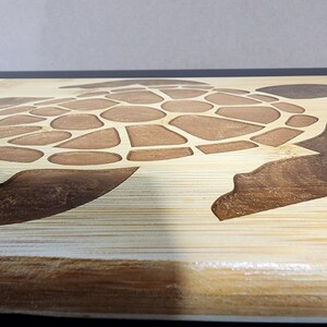 Turtle Cutting/serving Board.cnc Cut and Epoxy-resin Filled..set up to ...