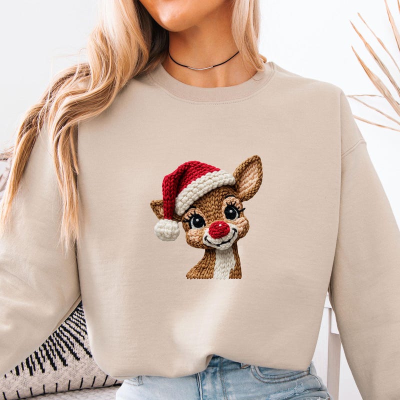 V Neck Christmas Jumper - Etsy UK