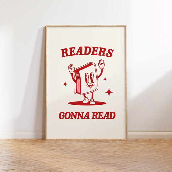 Reading Poster - Etsy