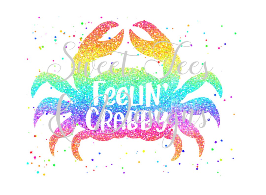 Feelin Crabby PNG, Funny Crab Quote Design, Instant Download ...