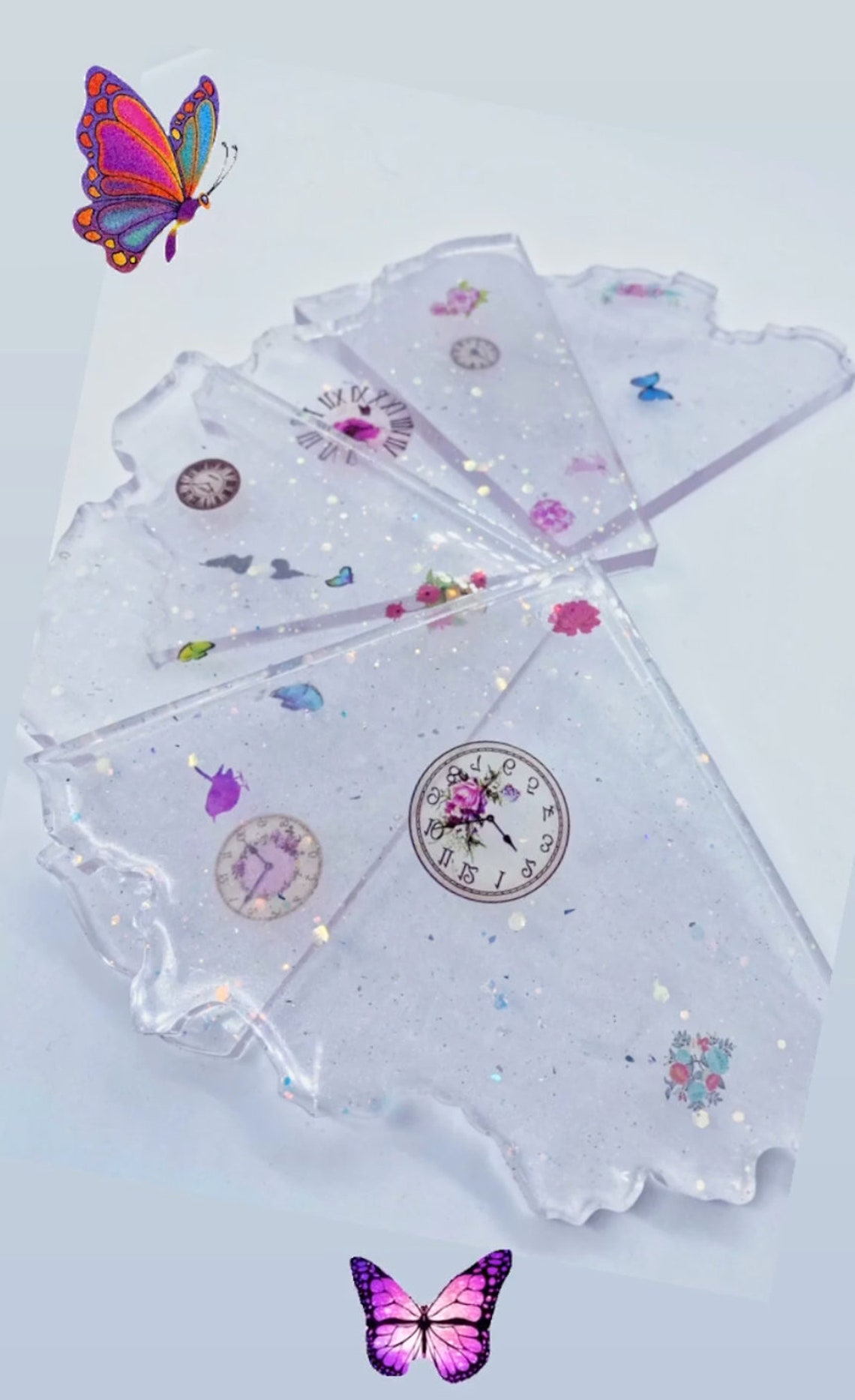 Buy Springtime Resin Coaster Set Gift Ideas Spring Resin Online in ...