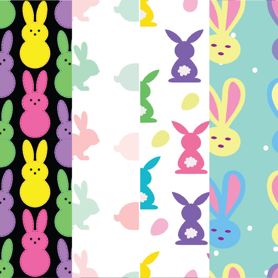 Easter Background Bundle Clipart Svg, Eps, Png & Jpg Cut Files for ...