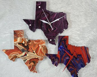 Texas Shaped Art - Etsy