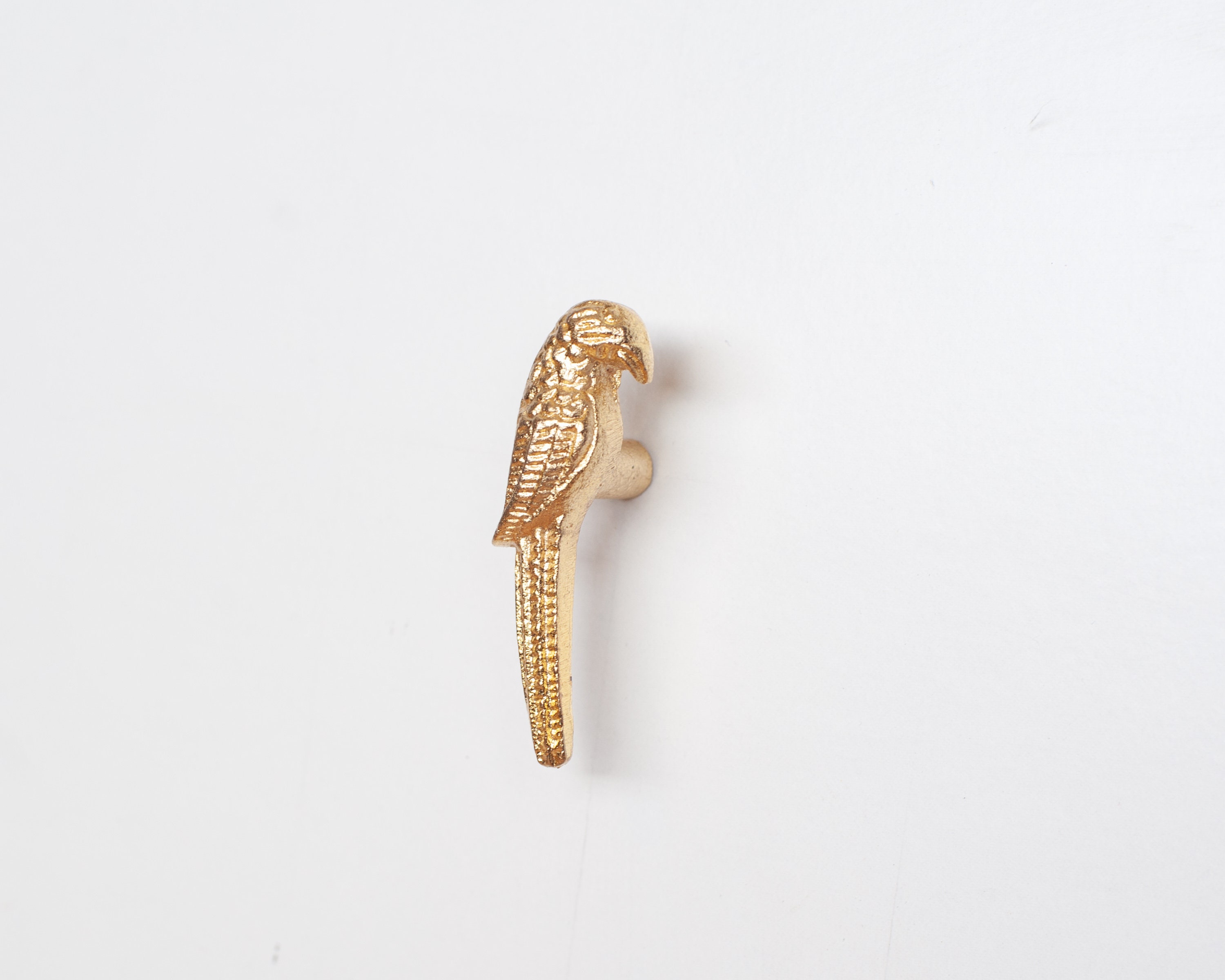 Golden Parrot Door Knob Solid Bird Door Pull Modern Home - Etsy