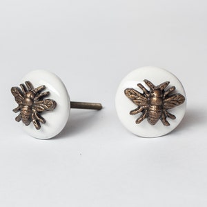Vintage Bee Door Knob Antique Bee Cabinet Knob Insect Home Accessory Luxury Hardware - Etsy