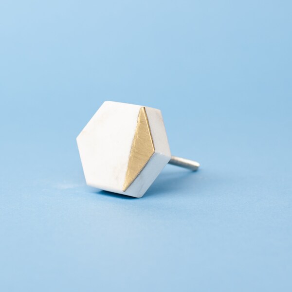 Hexagon Drawer Pulls - Etsy UK