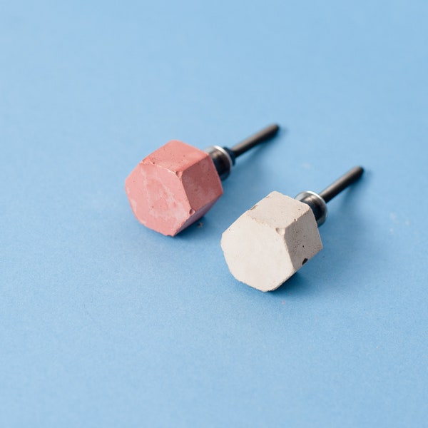 Concrete Knobs - Etsy