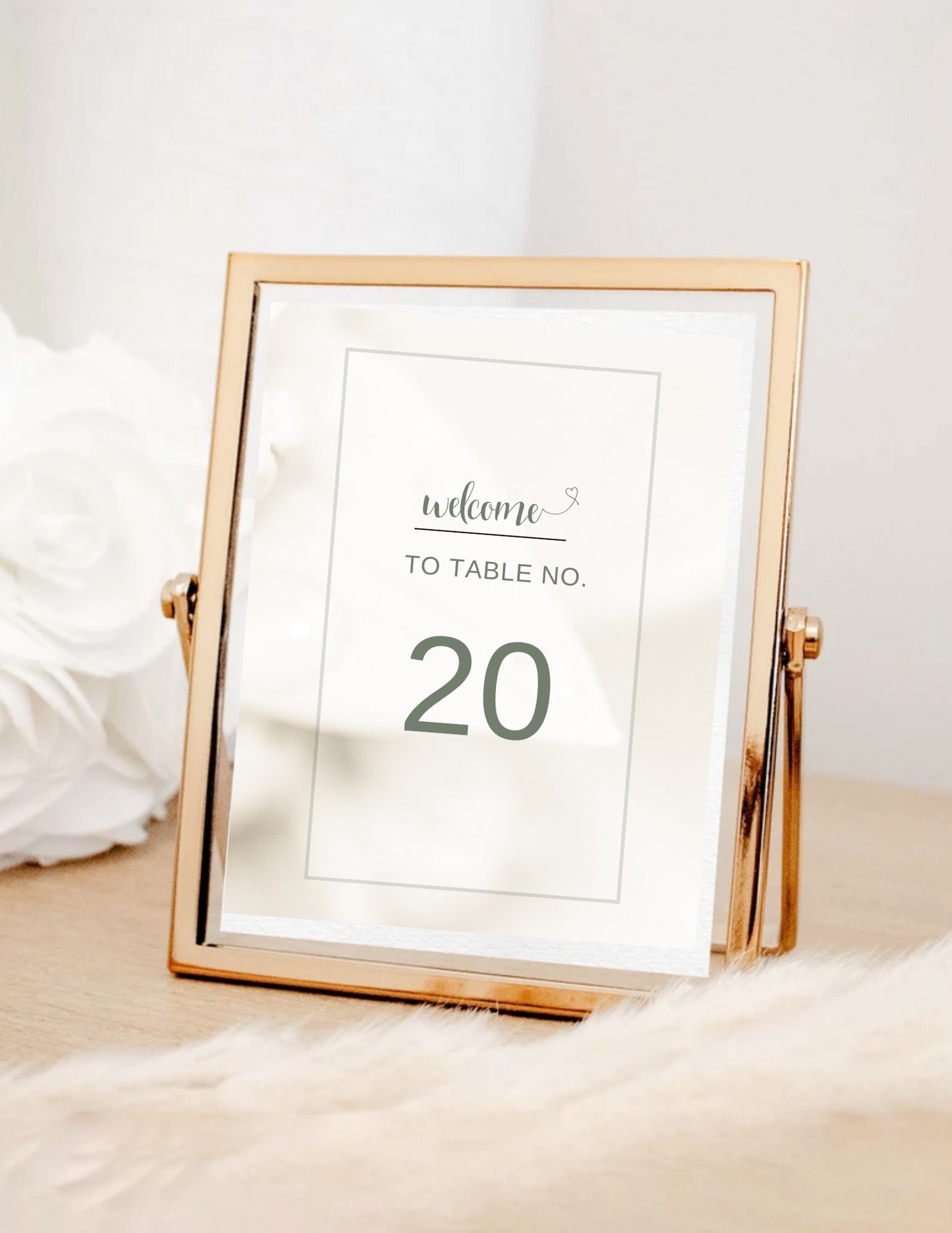 25 Ready-made Table Numbers, Printable Wedding Table Numbers Template ...
