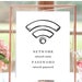 Wifi Sign Editable in Word, Airbnb Wifi Sign, Wifi Password Sign ...