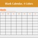 Perpetual Blank Calendar Printable Digital Download | Blank Planner ...