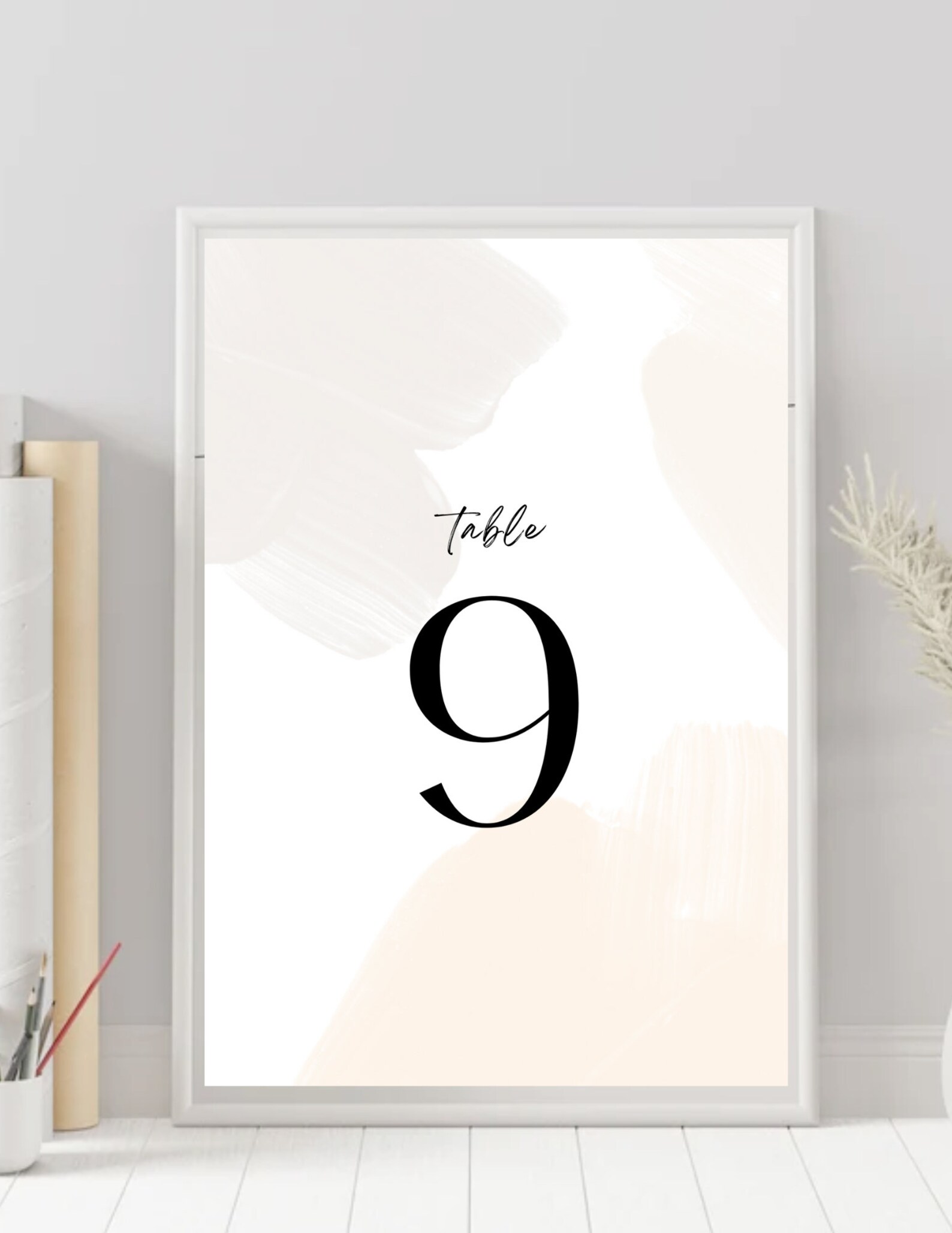 25 Ready-made Table Numbers, Printable Wedding Table Numbers Template ...