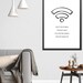Wifi Sign Editable in Word, Airbnb Wifi Sign, Wifi Password Sign ...
