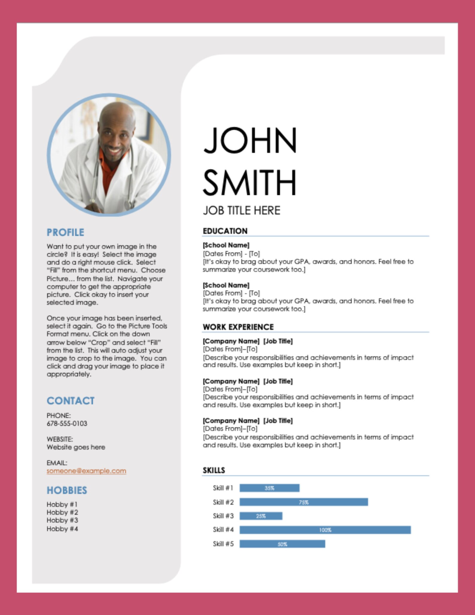 Resume Template Word, Resume Templete, Resume Template Simple, Editable ...