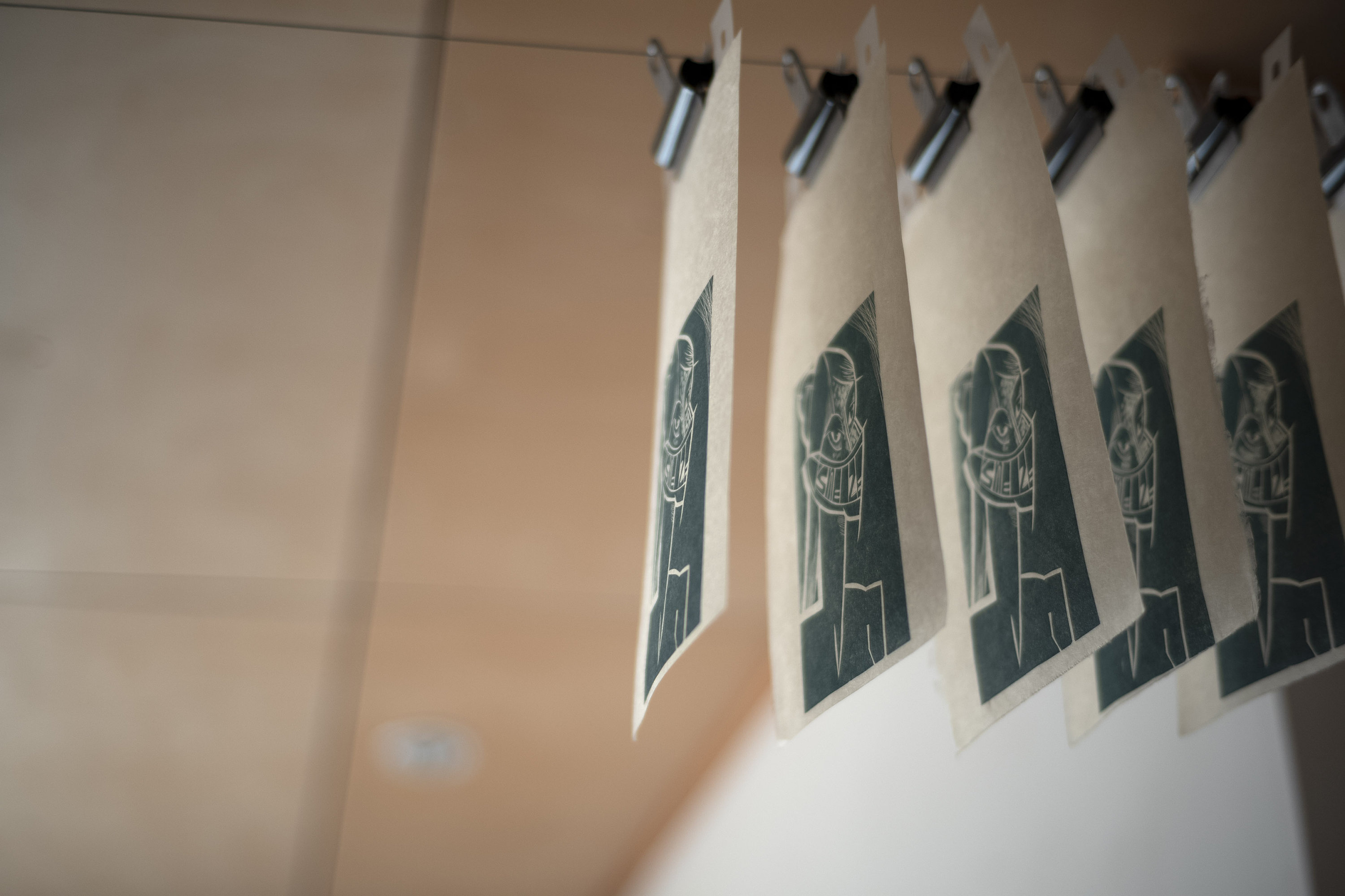 Linocut Print Fun People to Be With During a Pandemic No. 2 - Etsy