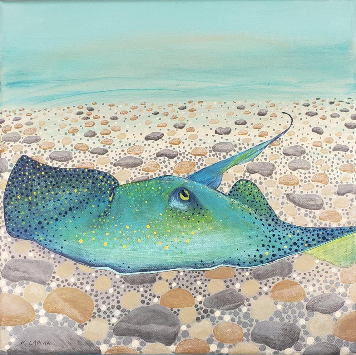 Poster - the Spattered Stingray - Etsy