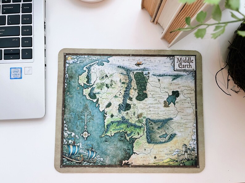 Map of Middle-earth Mousepads - Etsy