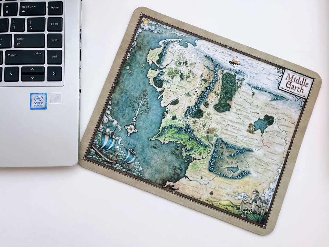 Map of Middle-earth Mousepads - Etsy