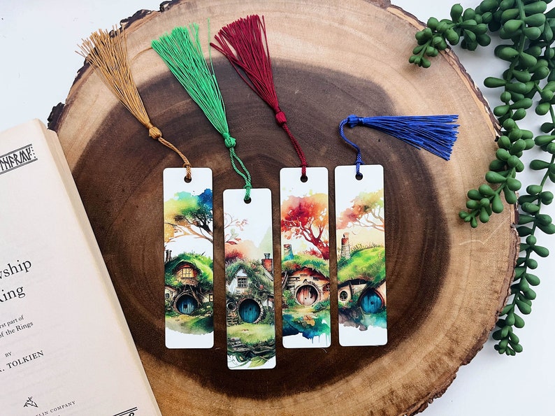 Shire Homes Middle-earth Themed Bookmark Set of 4 Inspired by the ...