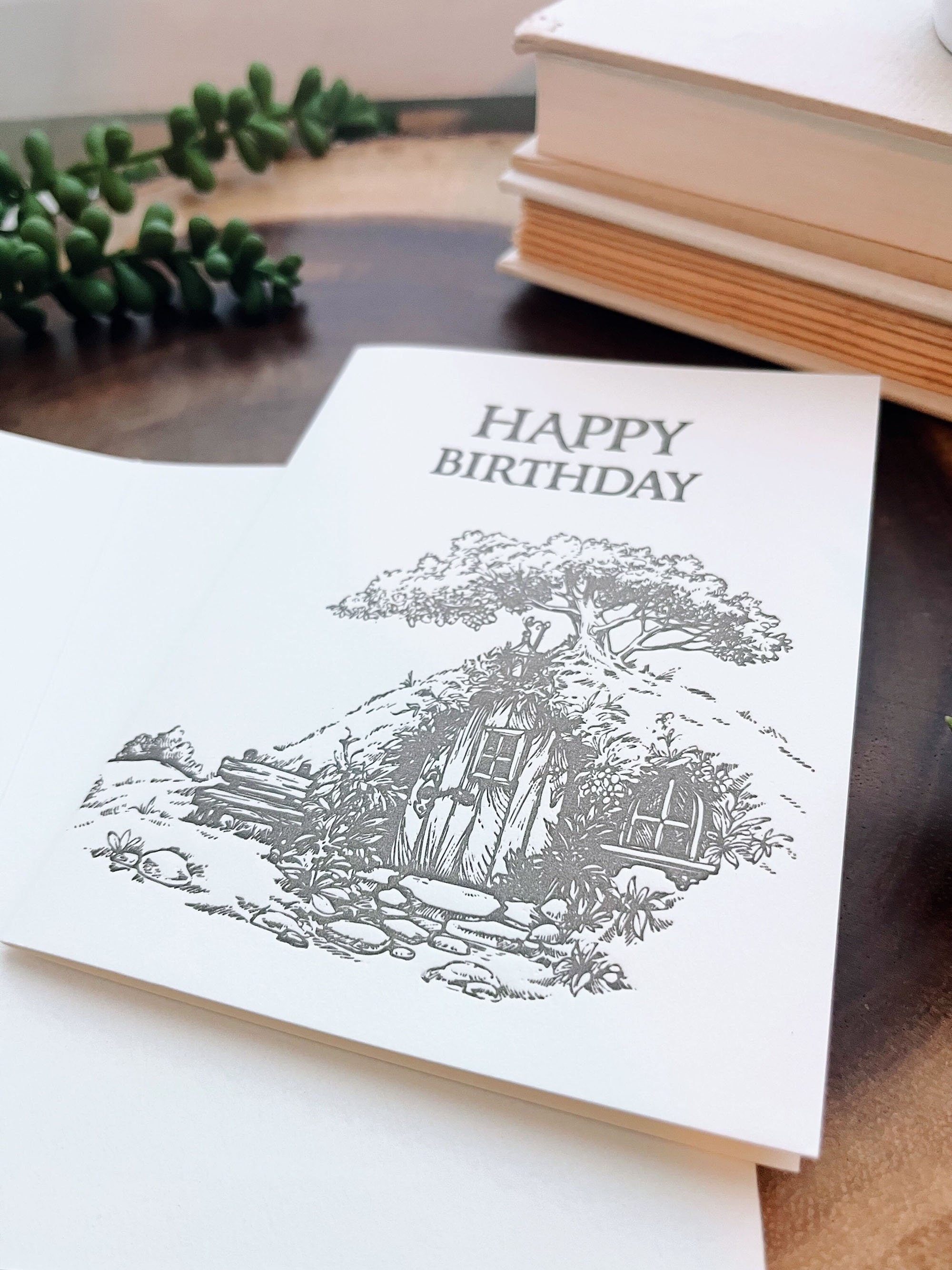 Scenes at the Shire: Happy Birthday Letterpress Greeting Card for Fans ...