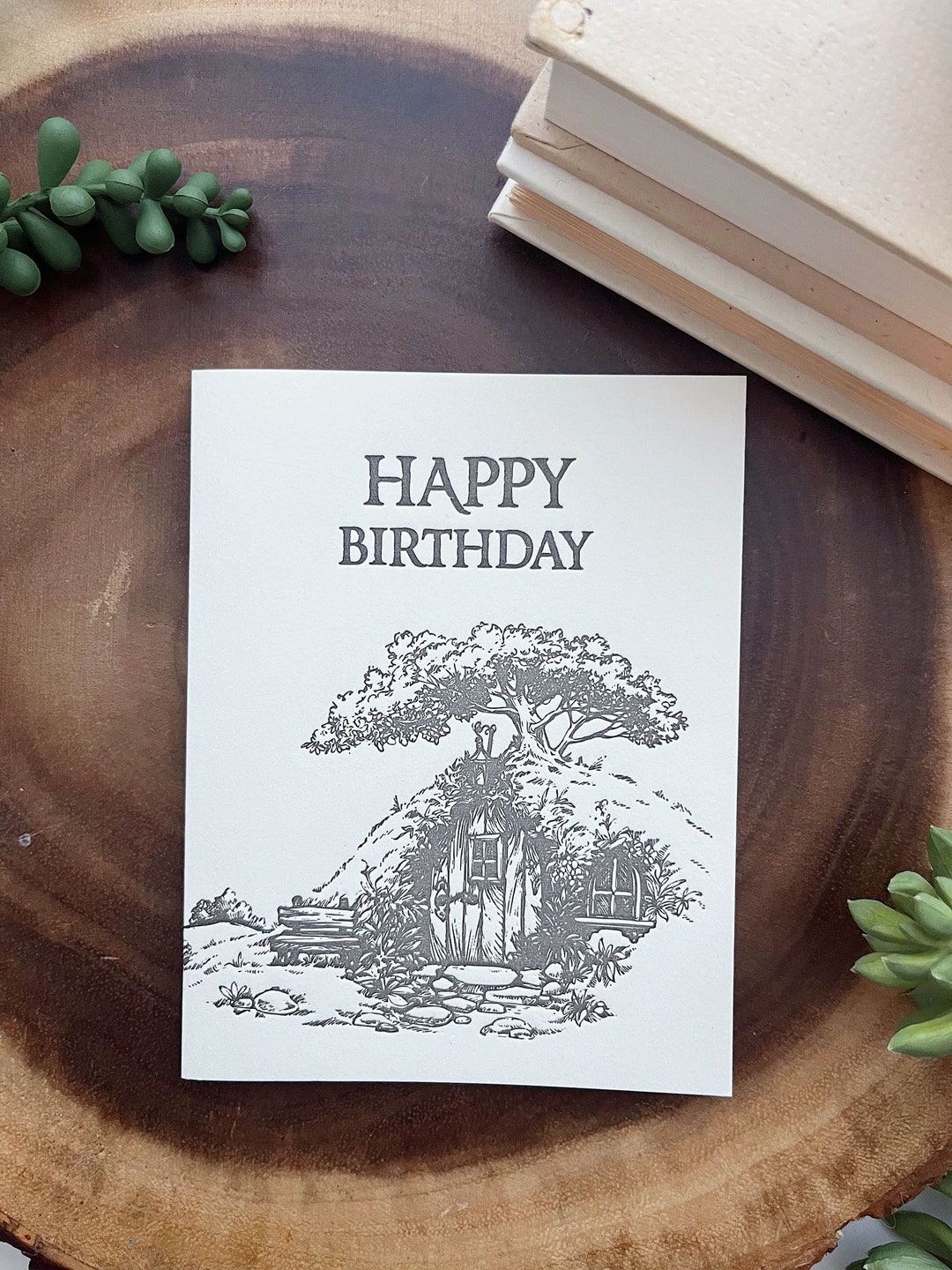Scenes at the Shire: Happy Birthday Letterpress Greeting Card for Fans ...