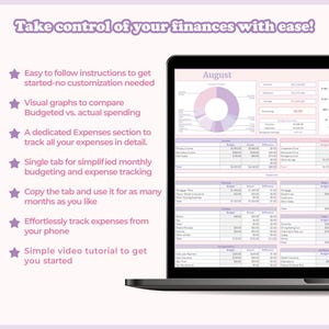 Budget Planner for Google Sheets | Monthly Budget Spreadsheet ...